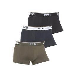 BOSS Trunk 3P Power (Packung, 3-St., 3er) mit Logoschriftzügen am Bund, bunt