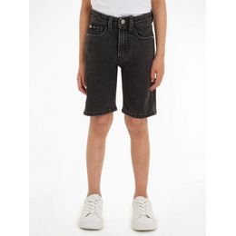 Calvin Klein Jeans Shorts RELAXED DENIM SHORTS für Kinder bis 16 Jahre, schwarz