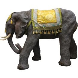 FADEDA Tierfigur FADEDA Elefant mit Decke
