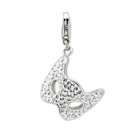 UNIQUE Charm-Einhänger UNIQUE Silber Charm Maske mit Karabiner für Basisarmbänder CH0539