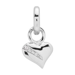 UNIQUE Charm-Einhänger UNIQUE 925 Silber Clip Charm mit Zirkonia CC0040
