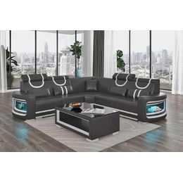 JVmoebel Ecksofa Modern Ecksofa Luxus L Form Couch Sofa Wohnzimmer Design Neu