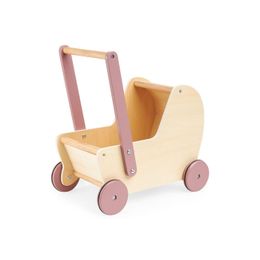 Mamabrum Lauflernhilfe Kinderwagen für Puppen aus Holz