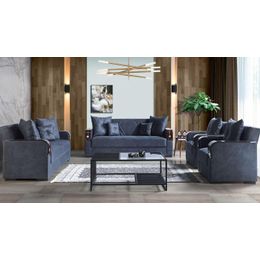 JVmoebel Wohnzimmer-Set Luxus Sofagarnitur Komplett Couch Sofa Modern Garnitur Wohnzimmer