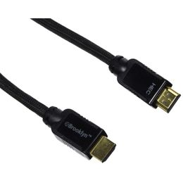 Brooklyn HQ 2m HDMI-Kabel 4K 3D Full HD Ethernet Video-Kabel