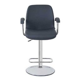 JVmoebel Stuhl Modern Grau Stuhl Designer Barhocker Metall stilvoll Luxus Möbel (1 St)