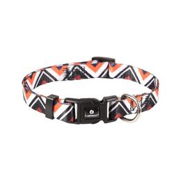 Flamingo Hunde-Halsband Halsband Stian weiß/schwarz/orange