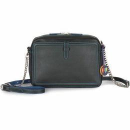 mywalit Umhängetasche Leder 23 cm black-pace