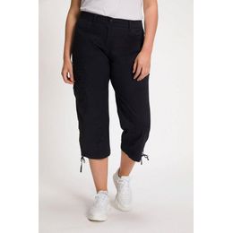 Ulla Popken Cargoshorts 7/8-Cargohose Komfortbund