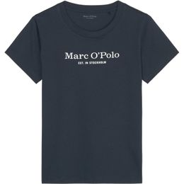 Marc O'Polo Marc O'Polo Mix n Match Schlafshirt, Bio-Baumwolle, Logo-Print, für Damen, blau, S