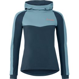 Vaude Hoodie "Qimsa II", sportiv, feuchtigkeitsregulierend, wärmend, für Damen, blau, 42