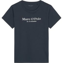 Marc O'Polo Marc O'Polo Mix n Match Schlafshirt, Bio-Baumwolle, Logo-Print, für Damen, blau, M