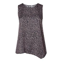 aprico Shirttop AP Top Web Druck Allover-Print, schwarz