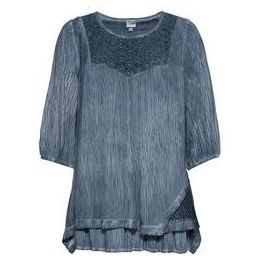 DW-Shop Baumwoll-Bluse, blau, 40/42