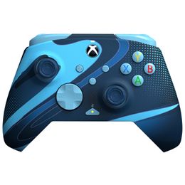 pdp LLC REMATCH GLOW Advanced Wired Controller: Blue Tide Gaming Controller für PC, Xbox One, Series S, X