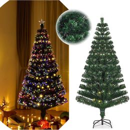 Costway 150 Künstlicher Weihnachtsbaum LED, 8 Blink-Modi