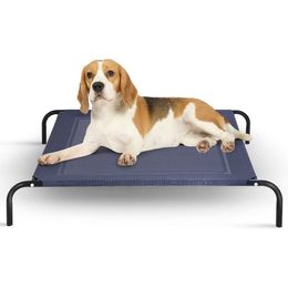 Costway Hundebett Metall Sommer, Hundeliege Garten