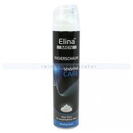 Rasierschaum Elina Men Sensitive Care 300 ml für eine angenehme Rasur, feuchtigkeitsspendend