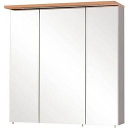 MÖBELPARTNER MÖBELPARTNER Spiegelschrank Jelda 148838 platingrau, eiche-landhaus 70,5 x 23,7 x 72,3 cm