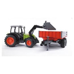 Bruder Claas Nectis 267F Traktor mit Anhänger 2112 Spielzeugauto