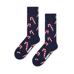 Happy Socks Mittelhohe Socken mit Zuckerstangen-Motiv
