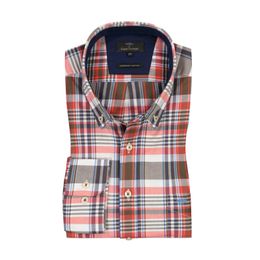 Fynch-Hatton Hemd mit Tartan-Muster, Supersoft Cotton, Brusttasche
