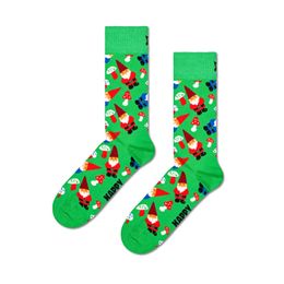 Happy Socks Mittelhohe Socken mit Weihnachtszwerg-Motiv