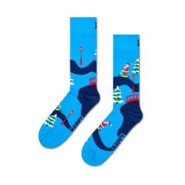 Happy Socks Mittelhohe Socken mit Santa Clause-Motiv