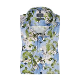OLYMP Luxor Modern Fit Hemd mit floralem Print