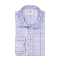 Stenströms Stenströms Hemd mit Fensterkaro-Muster in Twofold Cotton-Qualität