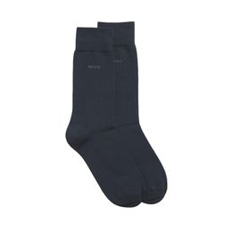 BOSS 2er Pack mittelhoher Socken aus elastischem Baumwoll-Mix