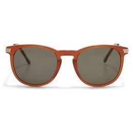 Tom Tailor Herren Sonnenbrille in Retro-Form, braun, Gr. ONESIZE