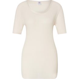 Calida True Confidence Unterhemd, Rundhals-Ausschnitt, uni, für Damen, beige, L