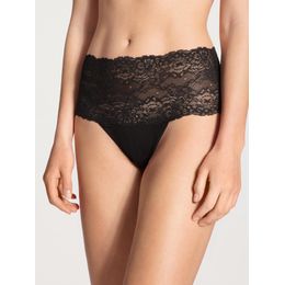 Calida Sensual Secrets Slip, Spitze, uni, für Damen, schwarz, XS