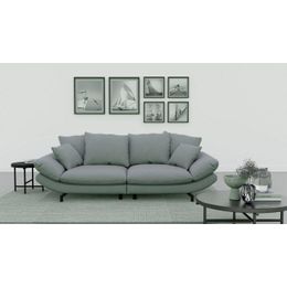 Trendmanufaktur Big-Sofa Gizmo, mit weichem Sitzkomfort und zeitlosem Design, grau