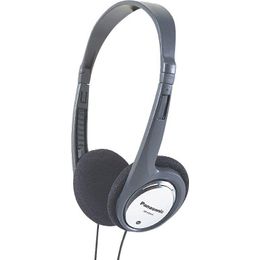 Panasonic RP-HT030 Leichtbügel- On-Ear-Kopfhörer, silberfarben