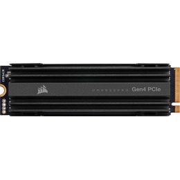 Corsair MP600 PRO 4TB NVMe PCIe M.2 SSD interne SSD (4TB) 7000 MB/S Lesegeschwindigkeit, 6850 MB/S Schreibgeschwindigkeit, schwarz