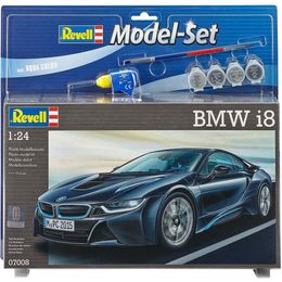 Revell® Modellbausatz Model Set BMW i8, Maßstab 1:24, Made in Europe, schwarz