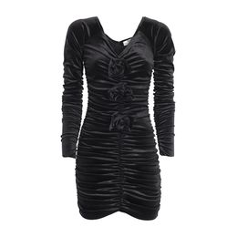 Influencer Dress 'Velvet' female Black size M