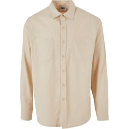 Urban Classics Button Up Shirt male Beige size L