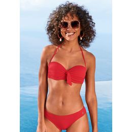 Lascana Bikinitop Damen Größe 70 rot
