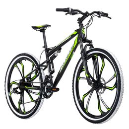 KS-Cycling KS Cycling Mountainbike Fully 27,5" Scrawler Schwarz-Grün RH 51 cm