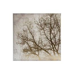 MyFlair Wandbild "Soul" Golddruck Baum B 80/80