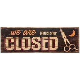 MyFlair Holzschild "We are closed II"