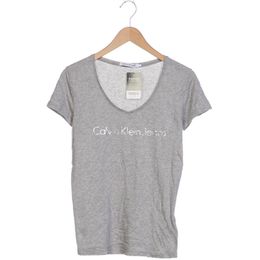 Calvin Klein Jeans Damen T-Shirt, grau, Gr. 42