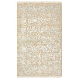 Nain Trading Designteppich Sadraa 92x152 Handgeknüpfter Moderner Orientteppich / Designteppich, rechteckig, Höhe: 12 mm, beige