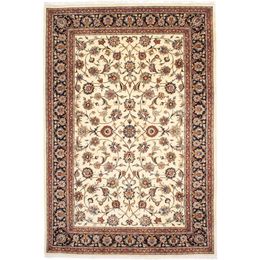 Nain Trading Orientteppich Kaschmar 199x301 Handgeknüpfter Orientteppich / Perserteppich, rechteckig, Höhe: 12 mm, beige|braun