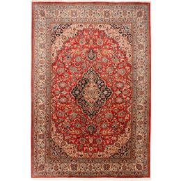 Nain Trading Orientteppich Mashhad 201x294 Handgeknüpfter Orientteppich / Perserteppich, rechteckig, Höhe: 12 mm, rot