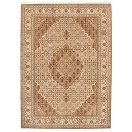Nain Trading Orientteppich Täbriz Mahi 172x240 Handgeknüpfter Orientteppich, rechteckig, Höhe: 12 mm, beige|braun