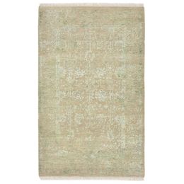 Nain Trading Designteppich Sadraa 94x153 Handgeknüpfter Moderner Orientteppich / Designteppich, rechteckig, Höhe: 12 mm, beige